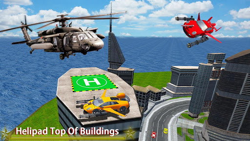 Skydiving Flying Car Stunt : Air Combat Fight Race APK Download For Free