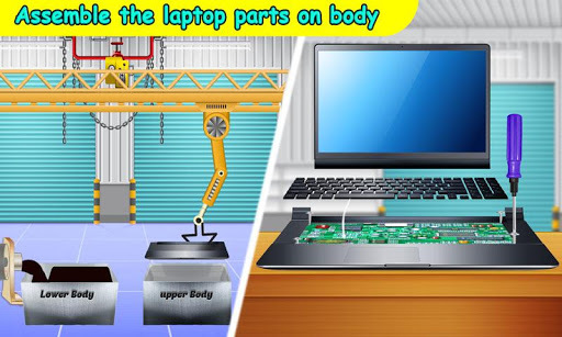Laptop Factory Simulator: Computer Builder & Maker APK Download For Free