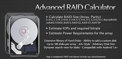 Advanced RAID Calculator APK Download For Free