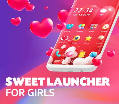 Sweet Launcher for Girls APK Download For Free