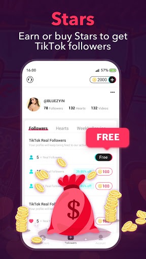TikFollowers - Get TikTok Followers & Tik Like APK Download For Free