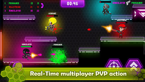 Neon Blasters Multiplayer Shooting Online APK Download For Free