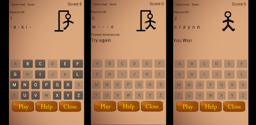 Hangman game upto 3 levels for PC - How to Install on Windows PC, Mac