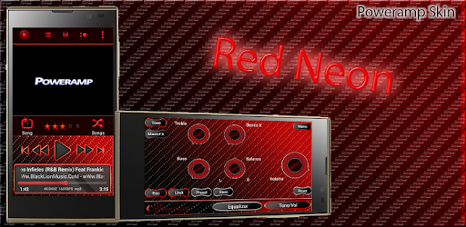 Poweramp Skin Red Neon for PC - How to Install on Windows PC, Mac