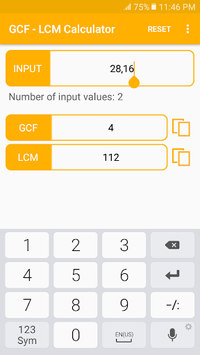 GCF - LCM Calculator APK Download For Free