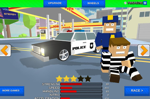 Blocky Cop Craft Running Thief APK Download For Free