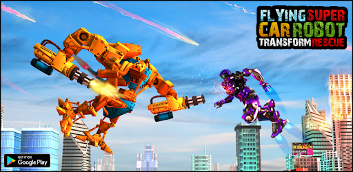 Flying Super Car Robot Transform Rescue for PC - How to Install on ...