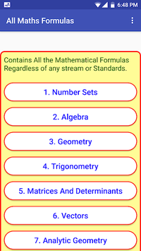 1500 Maths Formulas For All Board Exams 2018 APK Download For Free