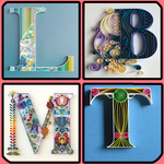 Quilling Paper Alphabets – Stylish Alphabet Design for PC - How to ...