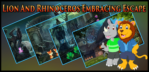 Lion And Rhinoceros Embracing Best Escape Game-383 for PC - How to ...