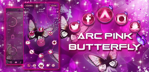 Arc Launcher Pink Butterfly Theme + Icon Pack for PC - How to Install ...