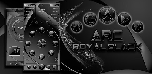 Arc Launcher Royal Black Theme + HD Icons for PC - How to Install on ...