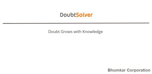 Doubt Solver APK Download For Free