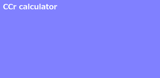 CCr calculator(Cockcroft-Gault Equation) for PC - How to Install on ...