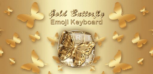 Gold Butterfly Emoji Keyboard for PC - How to Install on Windows PC, Mac