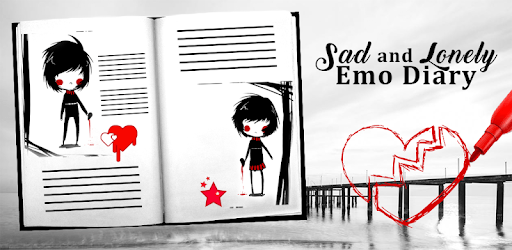 Sad and Lonely Emo Diary with Lock APK Download For Free
