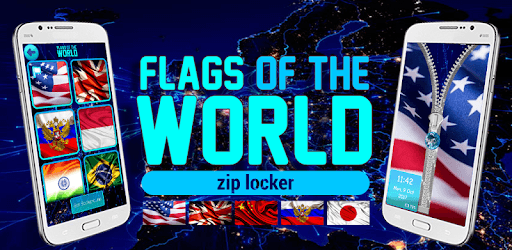 Flags of the World Zipper Lock Screen for PC - How to Install on ...