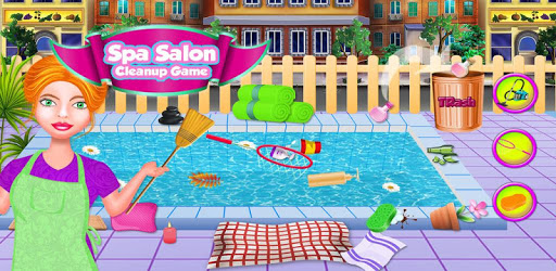 Spa Salon Cleanup Simulator: Pool & Bath Cleaning APK Download For Free