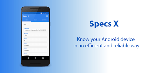 Specs X : Device Specification & Information App for PC - How to ...