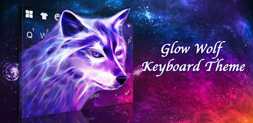 Glowing Wolf Keyboard Theme with Emoji for PC - How to Install on ...