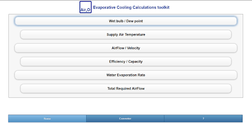 Evaporative Cooling Calculator for PC - How to Install on Windows PC, Mac