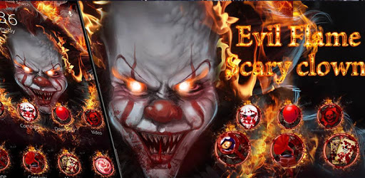 Evil Flame Scary Clown Theme & HD wallpapers for PC - How to Install on ...