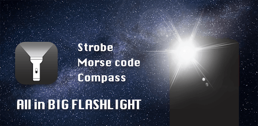Big Flashlight - Strobe, Morse code, Compass for PC - How to Install on Windows PC, Mac