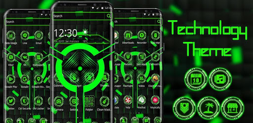 Black Green Technology Theme for PC - How to Install on Windows PC, Mac