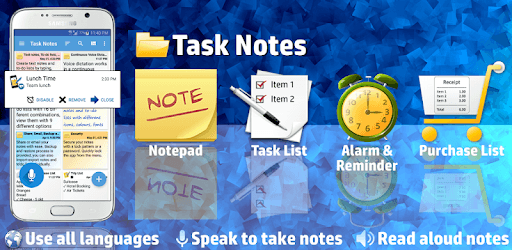 TASK NOTES - Notepad, List, Reminder, Voice Input APK Download For Free