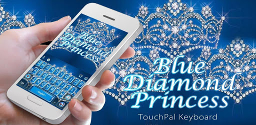 Blue Diamond Princess Keyboard Theme for PC - How to Install on Windows ...