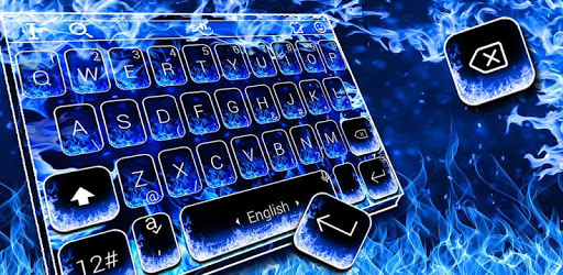 Blue Flame Fire Keyboard Theme APK Download For Free