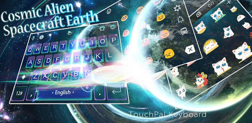 Live Cosmic Alien Spacecraft Earth Keyboard Theme for PC - How to ...