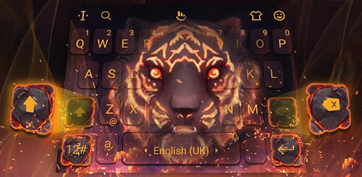 Cool Flaming Fire Tiger Keyboard Theme for PC - How to Install on ...