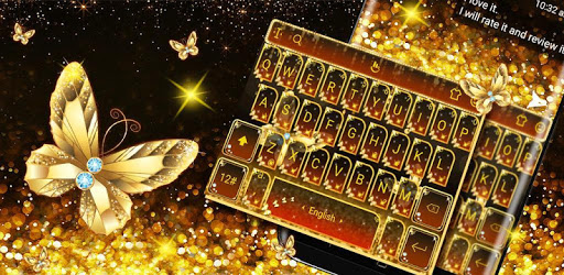 Live 3D Golden Butterfly Keyboard Theme for PC - How to Install on ...