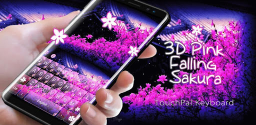 Live 3D Pink Falling Sakura Keyboard Theme for PC - How to Install on ...