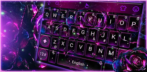 Neon Violet Flower Keyboard Theme for PC - How to Install on Windows PC ...