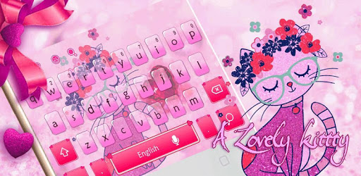 Cute Pink Cat Keyboard Theme APK Download For Free