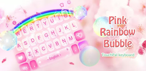 Pink Rainbow Bubble Keyboard Theme for PC - How to Install on Windows ...