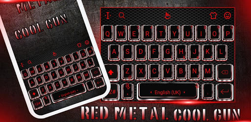 Red Metal Cool Gun Keyboard Theme for PC - How to Install on Windows PC ...