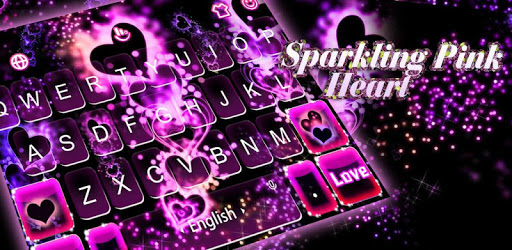 Sparkling Pink Heart Keyboard Theme for PC - How to Install on Windows ...