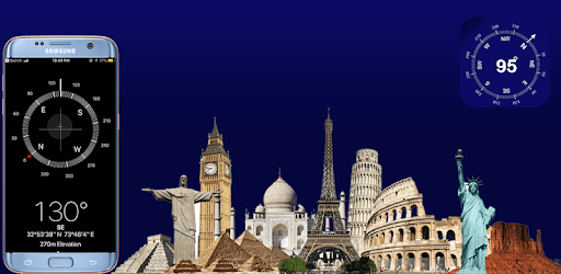 Live Map Digital Compass Direction & North Finder for PC - How to ...