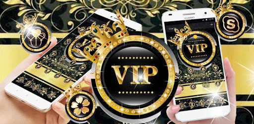Gold Black Crown VIP Theme APK Download For Free