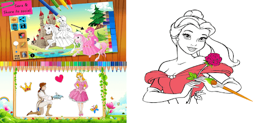 Princess Coloring & drawing Pages for PC - How to Install on Windows PC ...