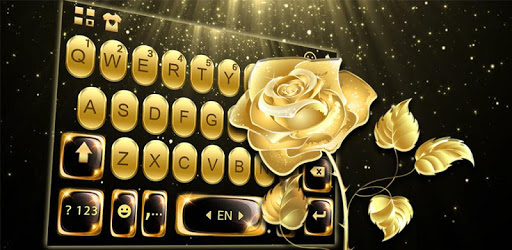 Luxury Gold Rose Keyboard Theme for PC - How to Install on Windows PC, Mac