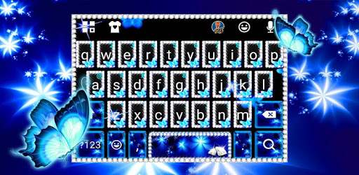 Neon Diamond Butterfly Keyboard Theme for PC - How to Install on ...