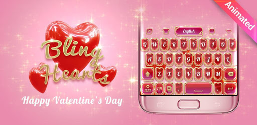 Bling Hearts GO Keyboard Animated Theme for PC - How to Install on ...