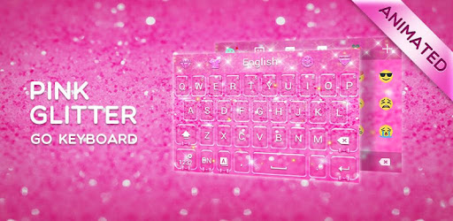 Pink Gold Glitter GO Keyboard Animated Theme for PC - How to Install on Windows PC, Mac