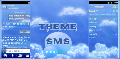 Clouds Sky Theme GO SMS for PC - How to Install on Windows PC, Mac