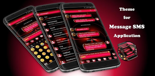 SMS Messages Spheres Red Theme for PC - How to Install on Windows PC, Mac