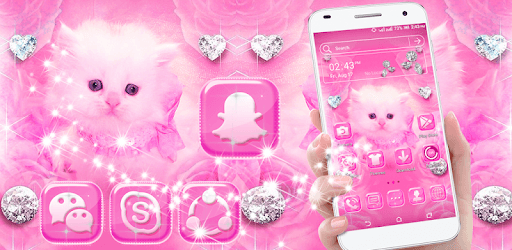 Cute Pink Cat Launcher Theme for PC - How to Install on Windows PC, Mac